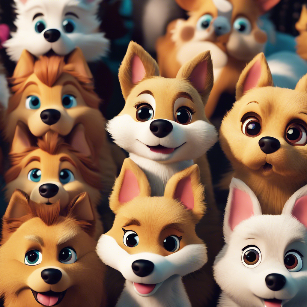 Top Six Cartoon Dogs of Spitz Breeds - Spitz Dogs